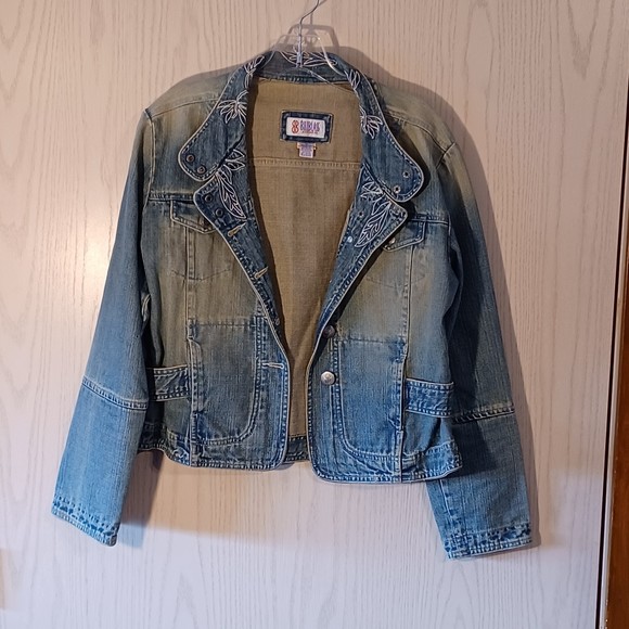 bill blass | Jackets & Coats | Vintage Bill Blass Jean Jacket Womens M ...